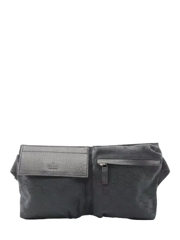 Gucci Gg Canvas Belt Bag - Black