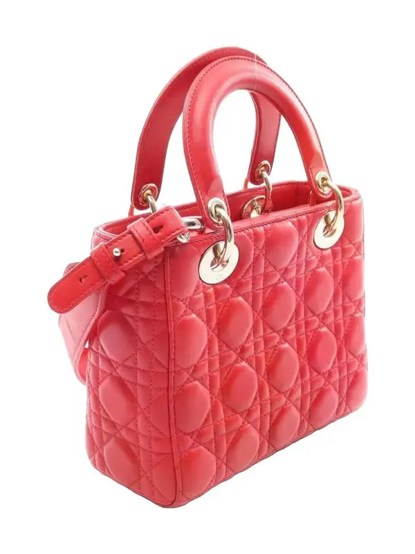Dior Lady My Abcdior Shoulder Bag - Red