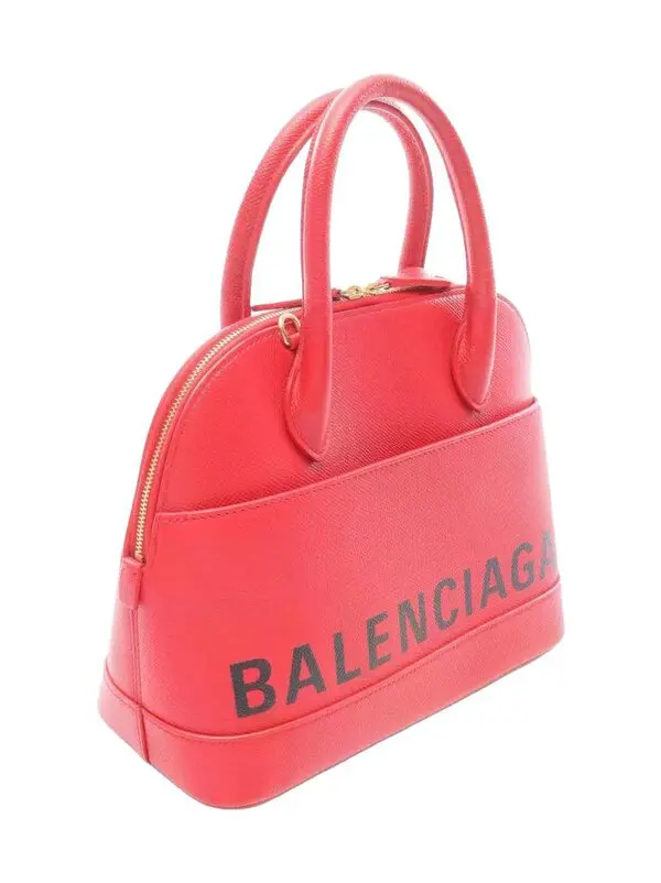 Balenciaga Ville Top Handle Handbag - Red