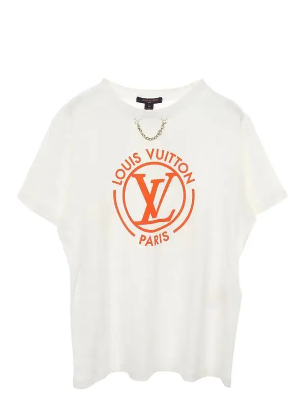 LOUIS VUITTON Cotton Logo T-shirt - White
