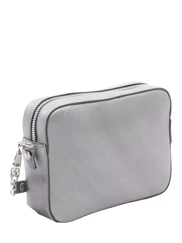 VIVIENNE WESTWOOD Camera Leather Shoulder Bag - Grey