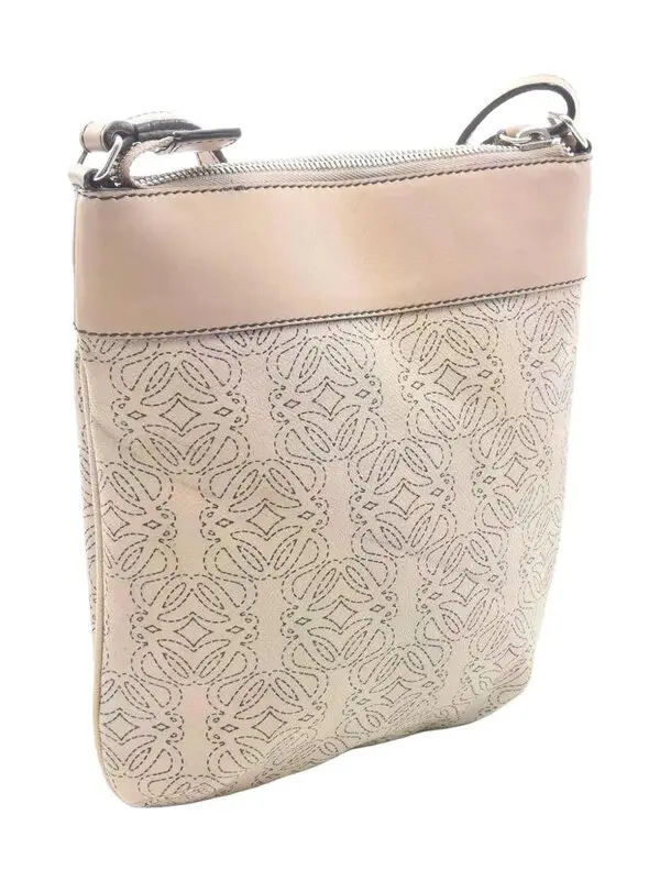 Loewe 2000s Anagram Shoulder Bag - Neutrals