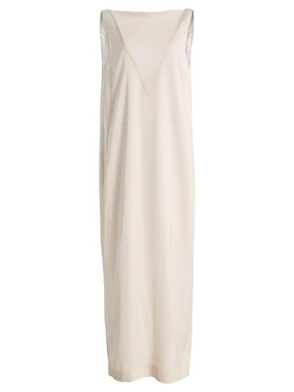 HOUSE OF DAGMAR Satin Maxi Dress - Ivory