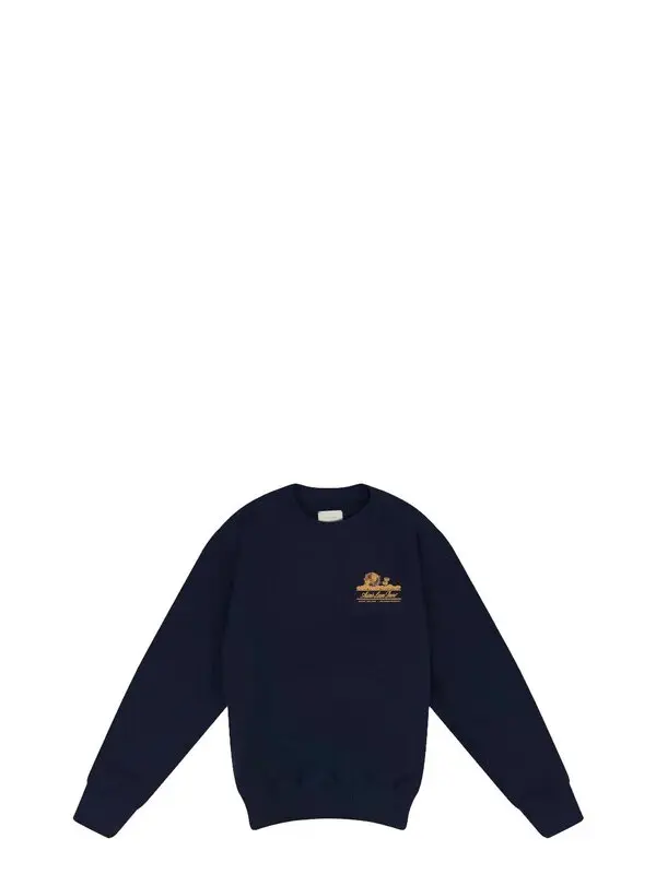 Aimé Leon Dore Unisphere Long-sleeve Sweatshirt - Blue