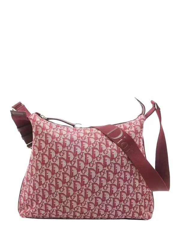 Dior Trotter Canvas Crossbody Bag - Red