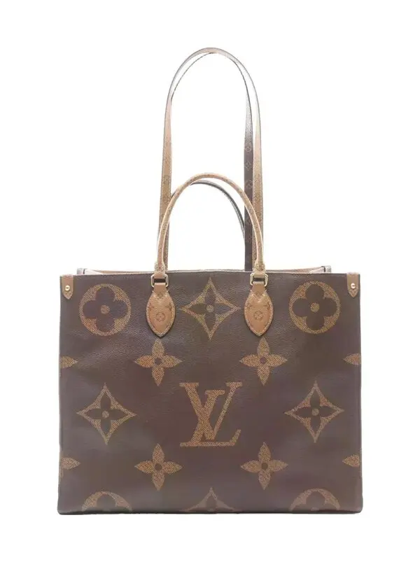 LOUIS VUITTON Monogram Canvas Gm On The Go Tote Bag - Brown