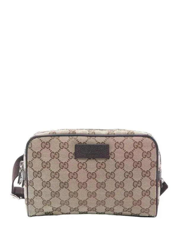 Gucci Gg Canvas Belt Bag - Neutrals