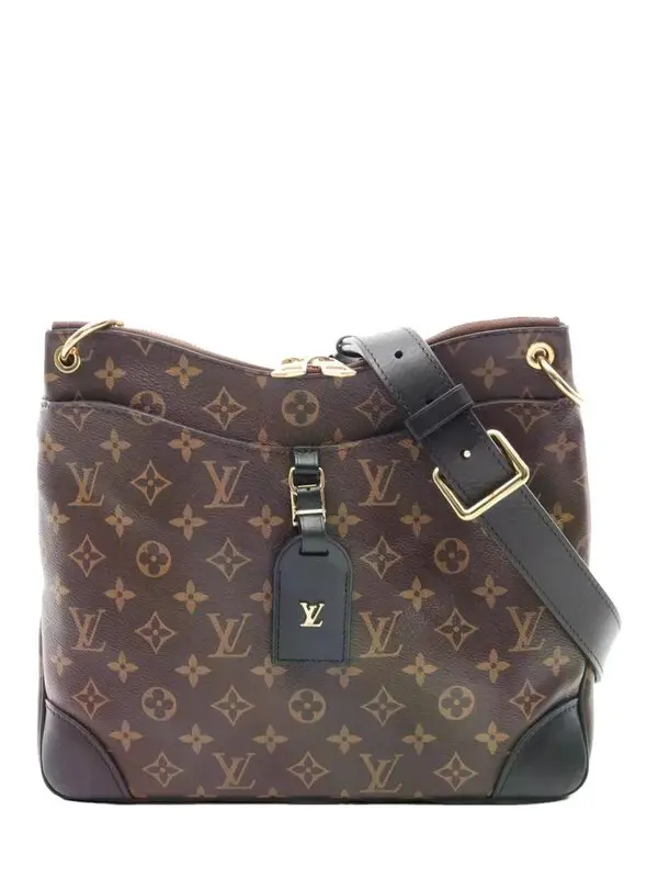 LOUIS VUITTON Odeon Mm Monogram Shoulder Bag - Brown