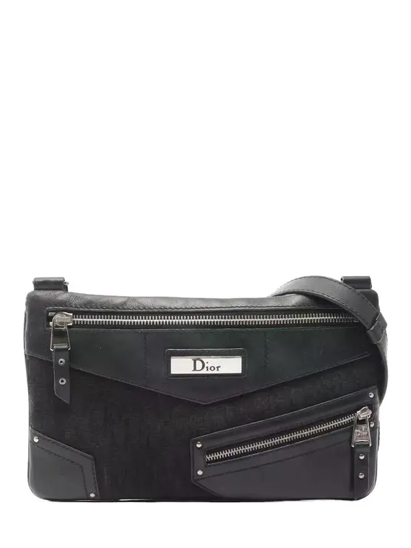 Dior Trotter Shoulder Bag - Black