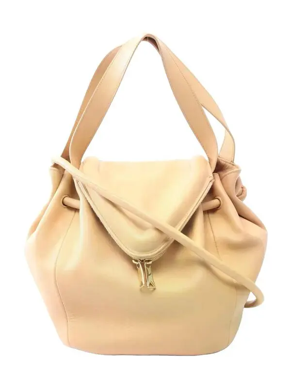 Bottega Veneta Leather Shoulder Bag - Neutrals