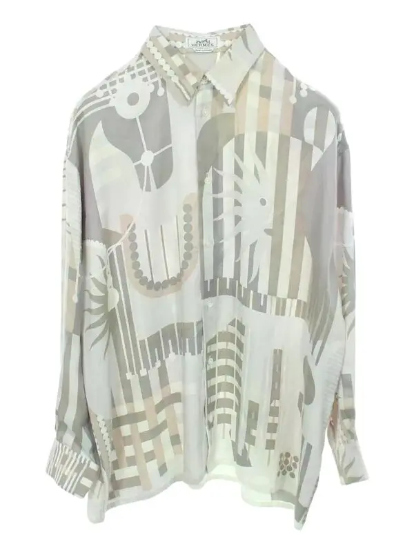 Hermès Cheval Equinoxe Shirt - Grey