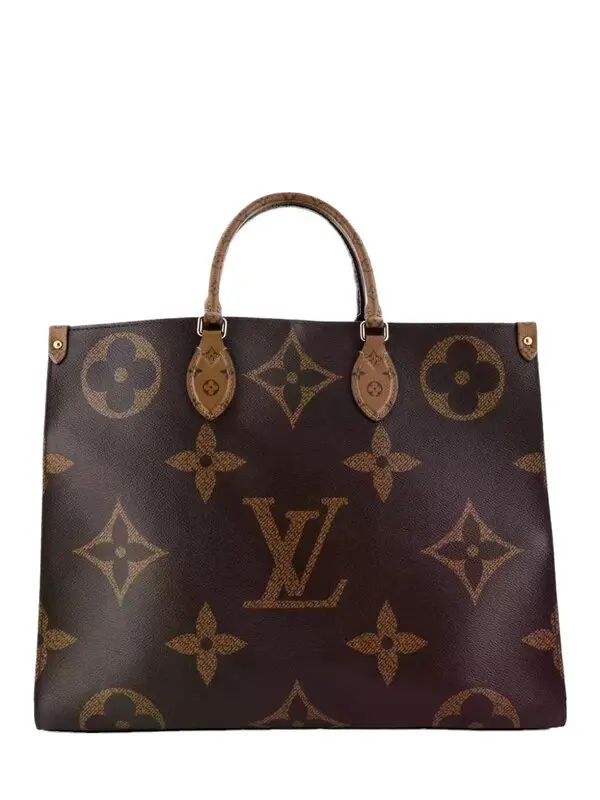 LOUIS VUITTON Onthego Gm Tote Bag - Brown