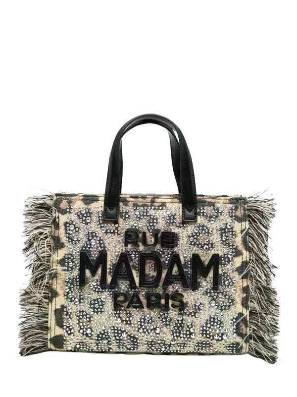 RUE MADAM PARIS Mini Casablanca Tote Bag - Neutrals