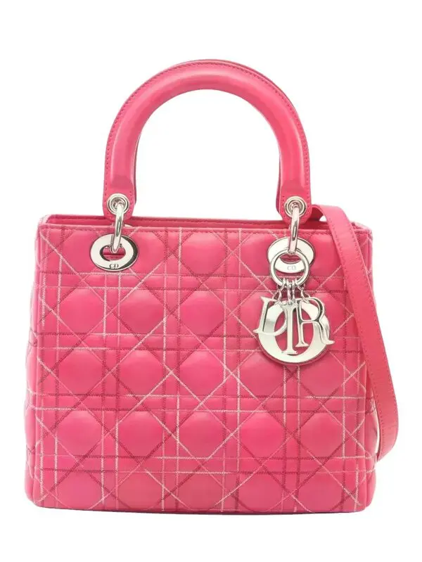 Dior Lady Tote Bag - Pink