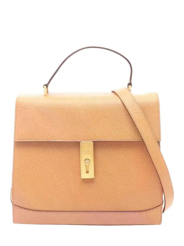 Celine 2000s Turn-lock Handbag - Neutrals