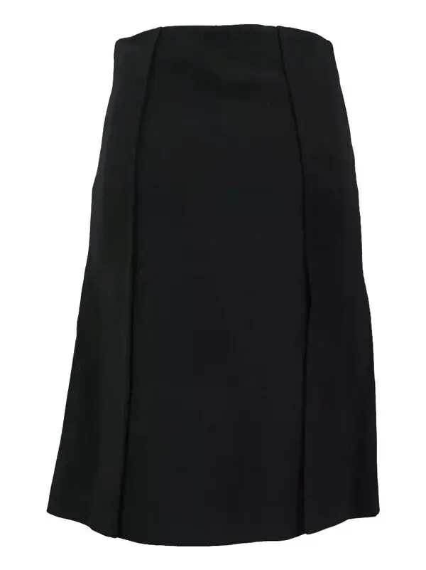 Proenza Schouler Panelled A-line Midi Skirt - Black