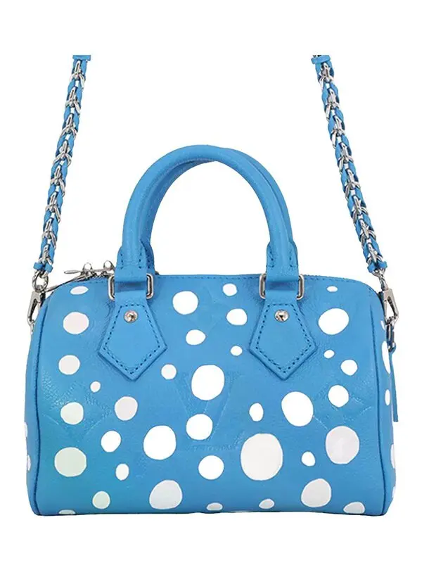 LOUIS VUITTON Monogram Empreinte Speedy Bandouliere 20 - Blue
