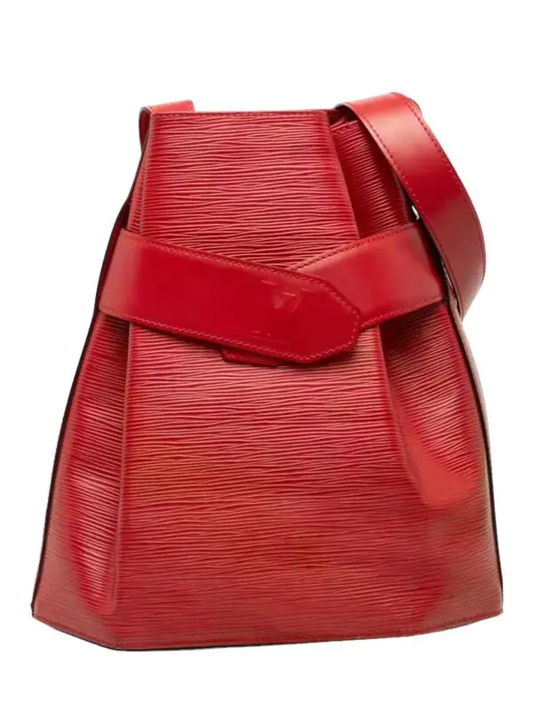 LOUIS VUITTON Epi Sac D'épaule Pm Bucket Bag - Red