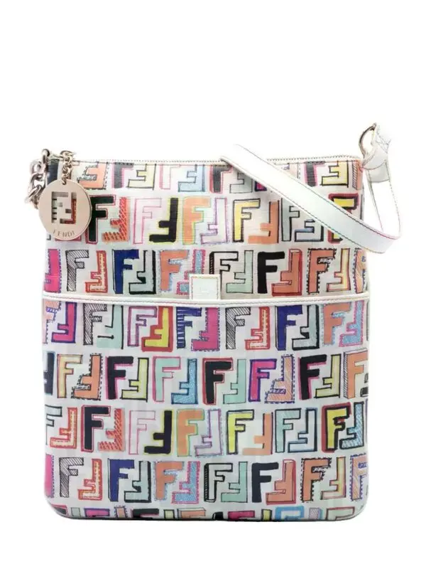 Fendi Multicolor Zucca Canvas Crossbody Bag - Multicolour