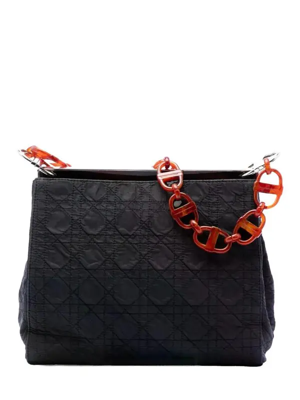 Dior Cannage Shoulder Bag - Black