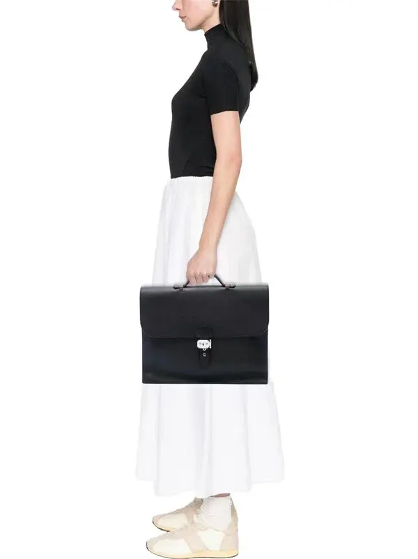 Hermès Sac A Depeches Verso 38 Business Bag - Black