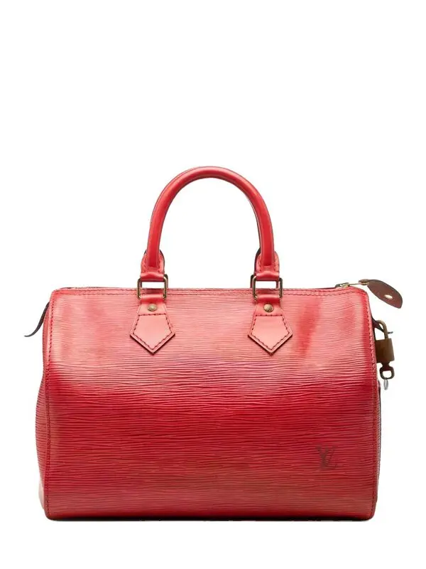 LOUIS VUITTON Epi Speedy 30 Boston Bag - Red