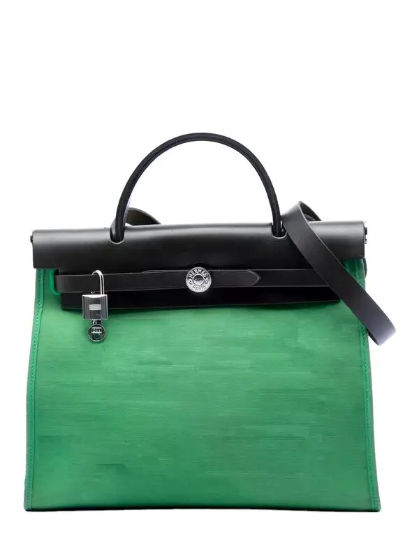 Hermès Herbag Zip 31 Satchel - Black