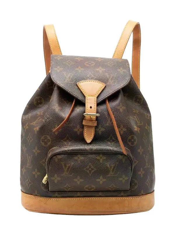 LOUIS VUITTON Monogram Montsouris Mm Backpack - Brown