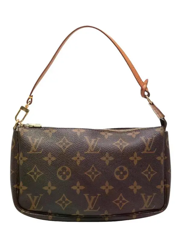 LOUIS VUITTON Monogram Pochette Accessoires Shoulder Bag - Brown