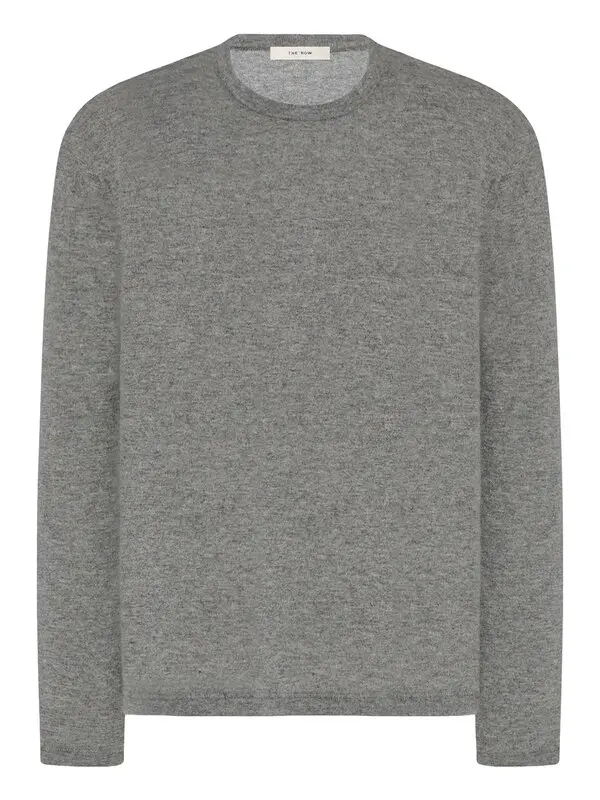 THE ROW Casas Cashmere Sweater - Grey