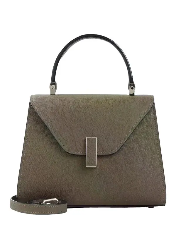 VALEXTRA Mini Iside Leather Satchel Bag - Green