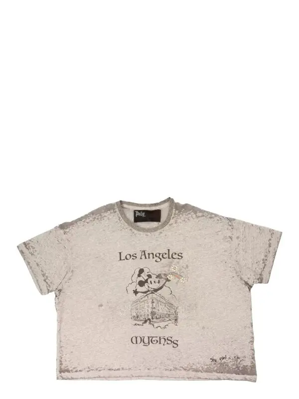 PALY Graphic Print T-shirt - Grey