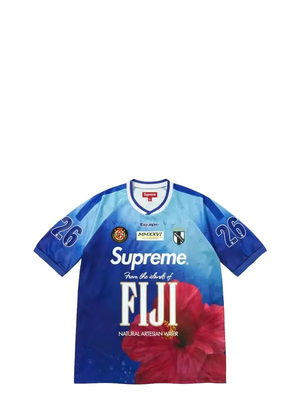 Supreme Graphic Print Fiji T-shirt - Blue