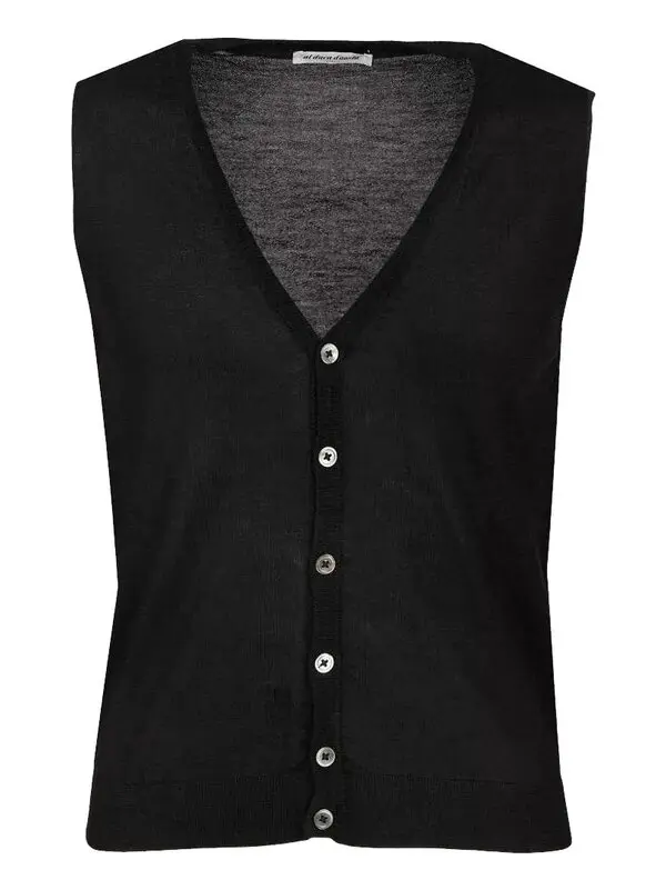 AL DUCA D’AOSTA 1902 Cashmere Knitted Vest - Black