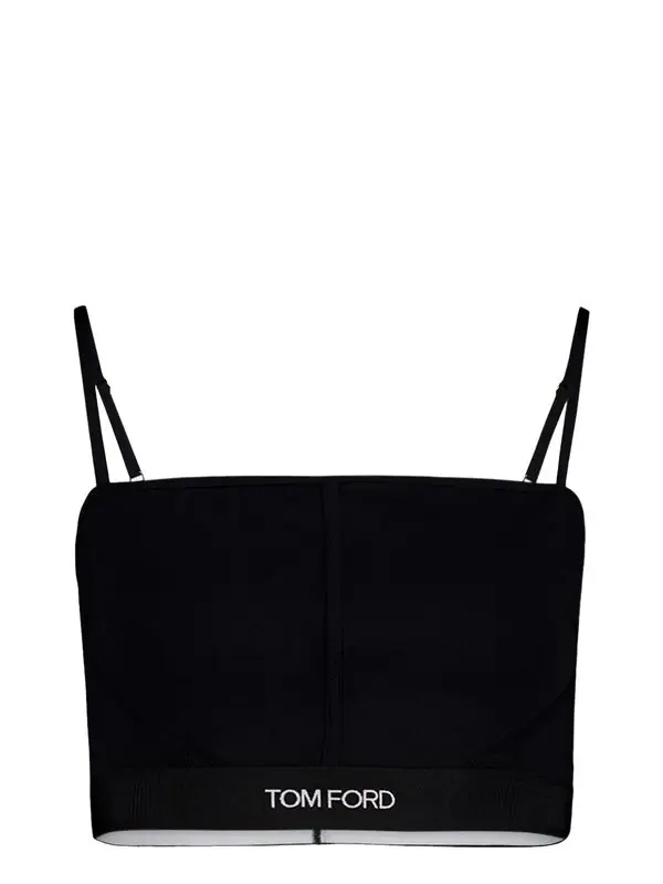 TOM FORD Modal Signature Stretch Top - Black
