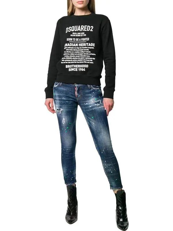 Dsquared2 Jennifer Cropped Jeans - Blue