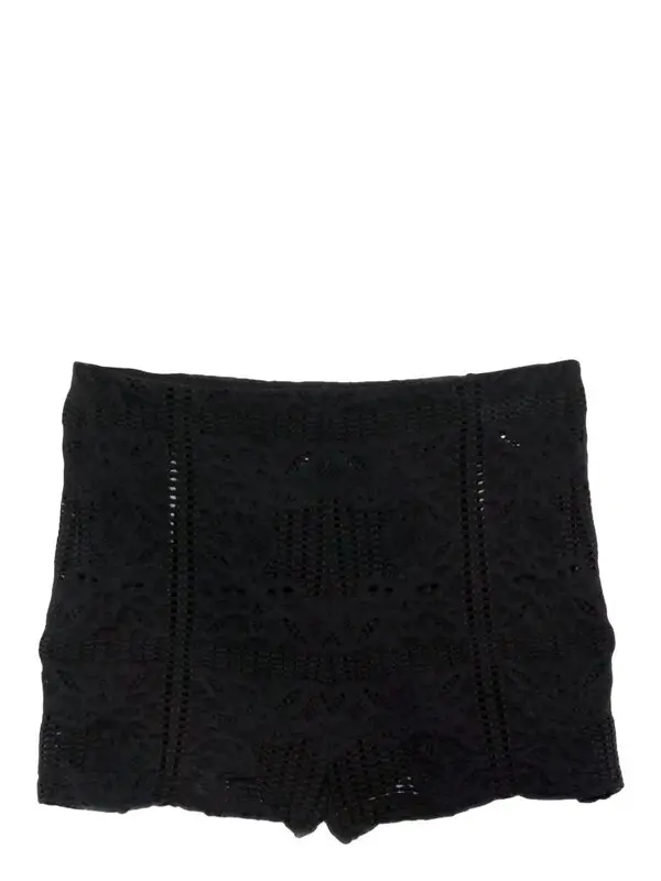 Nanushka Elasticated Waistband Mini Shorts - Black
