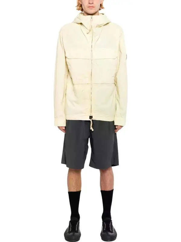 C.P. COMPANY Micro-reps Hooded Jacket - Neutrals