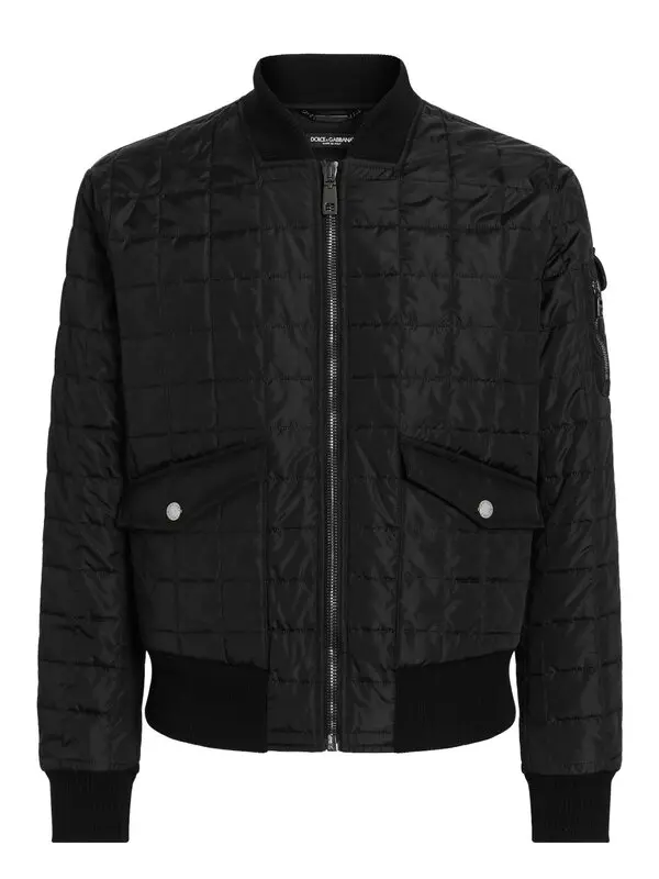 Dolce & Gabbana Quilted Jacket - Black