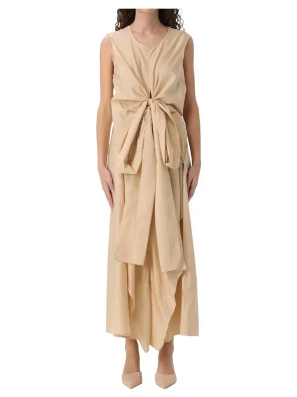 Fabiana Filippi Sculpted Hand Dress - Nude