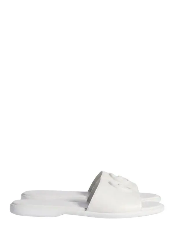 Gucci Double G Slide Sandal - White