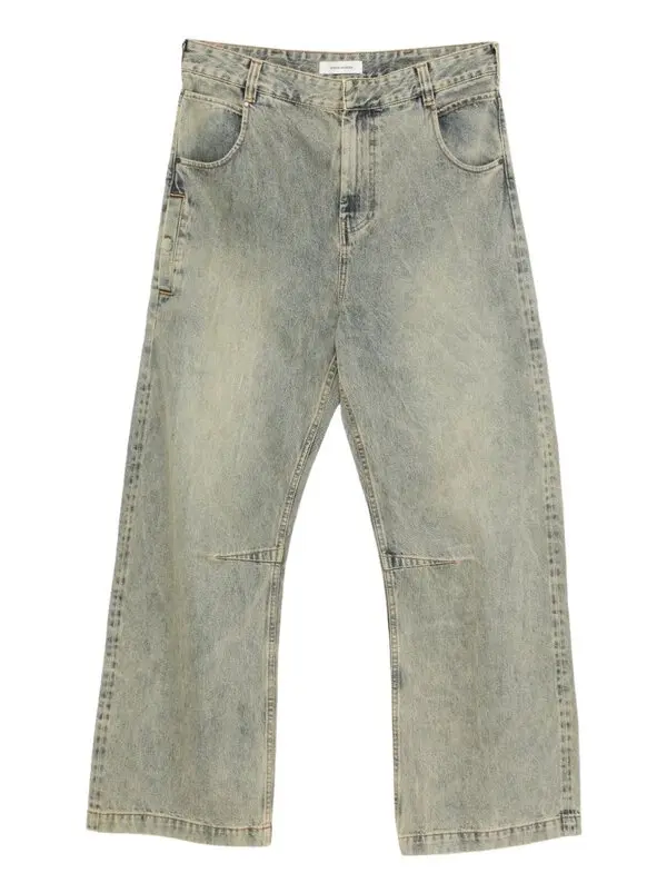 ENTIRE STUDIOS Wide-leg Gem Jeans - Gray