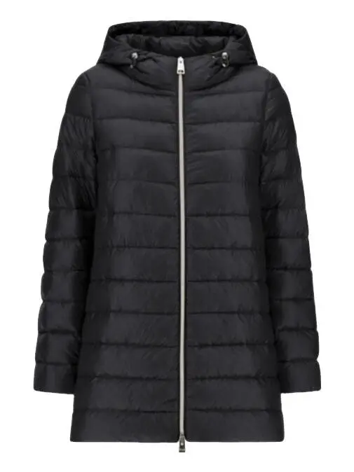 Herno Hooded Puffer Parka - Black