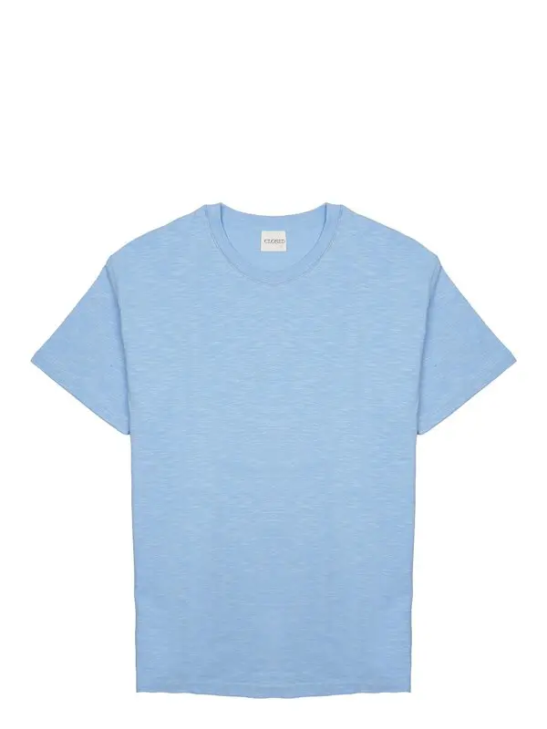 Closed T-shirt "classic" In Cotone - Azure