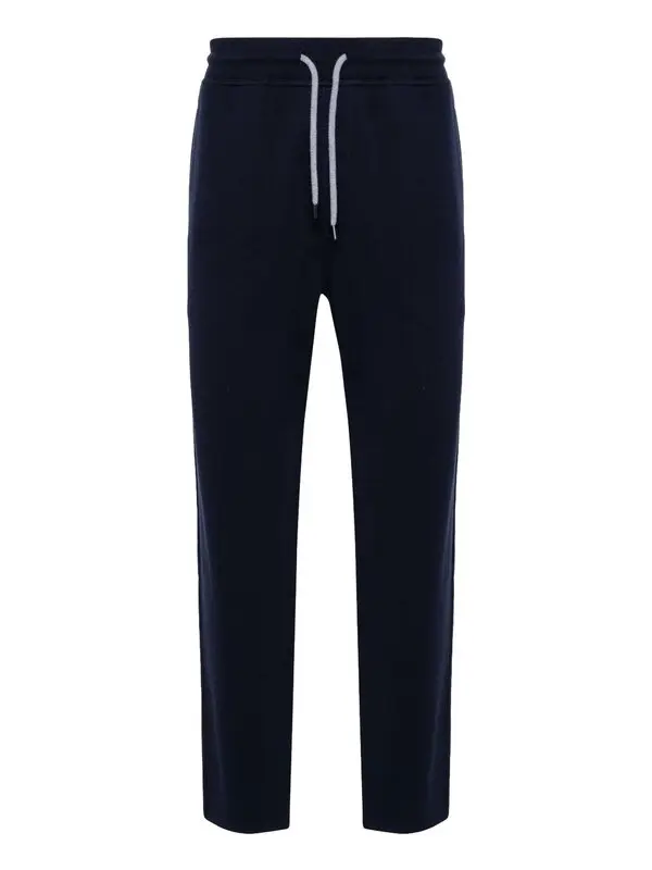 Brunello Cucinelli Cotton Blend Sweatpants - Blue