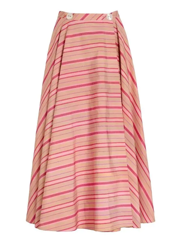 Thierry Colson Audrey Maxi Skirt - Neutrals