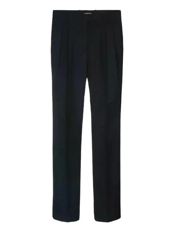 TOM FORD Pleated Tailored Trousers - Black
