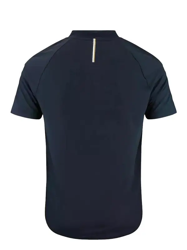 BOSS Logo-print Raglan-sleeve T-shirt - Blue