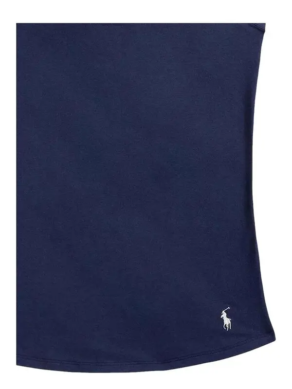 Polo Ralph Lauren Embroidered Scoop Neck Tank Top - Blue