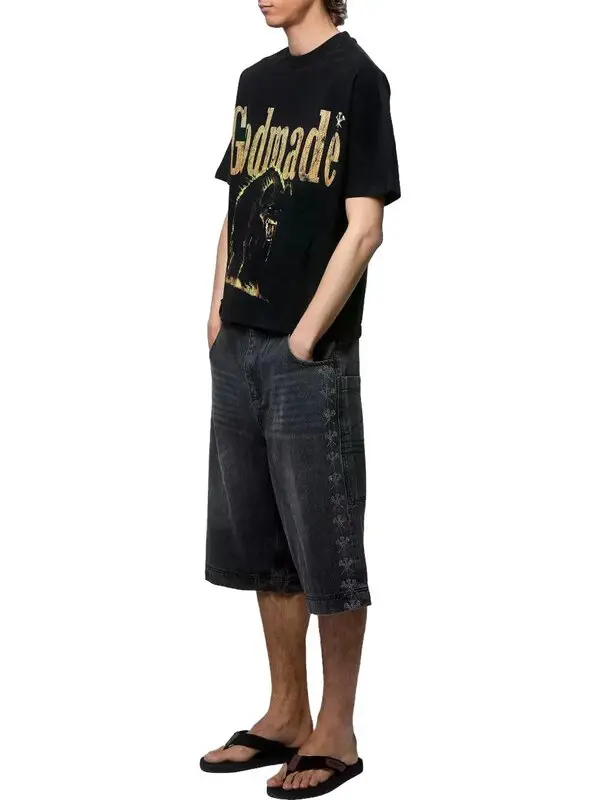 GODMADE Cotton T-shirt - Black